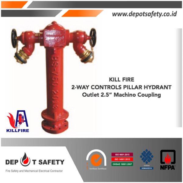 Jual PILLAR HYDRANT KILL FIRE 2-WAY 2.5 INCH MACHINO COUPLING - Kota ...