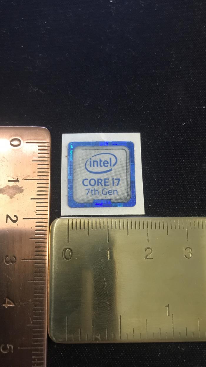 Jual Sticker stiker logo intel Core i7 7th gen ori - Kota Banjarmasin ...