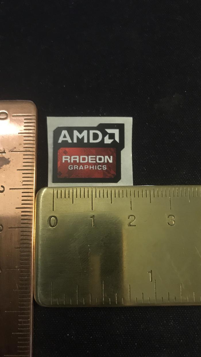 Jual Sticker stiker AMD Radeon Graphics tipe A - Kota Banjarmasin ...