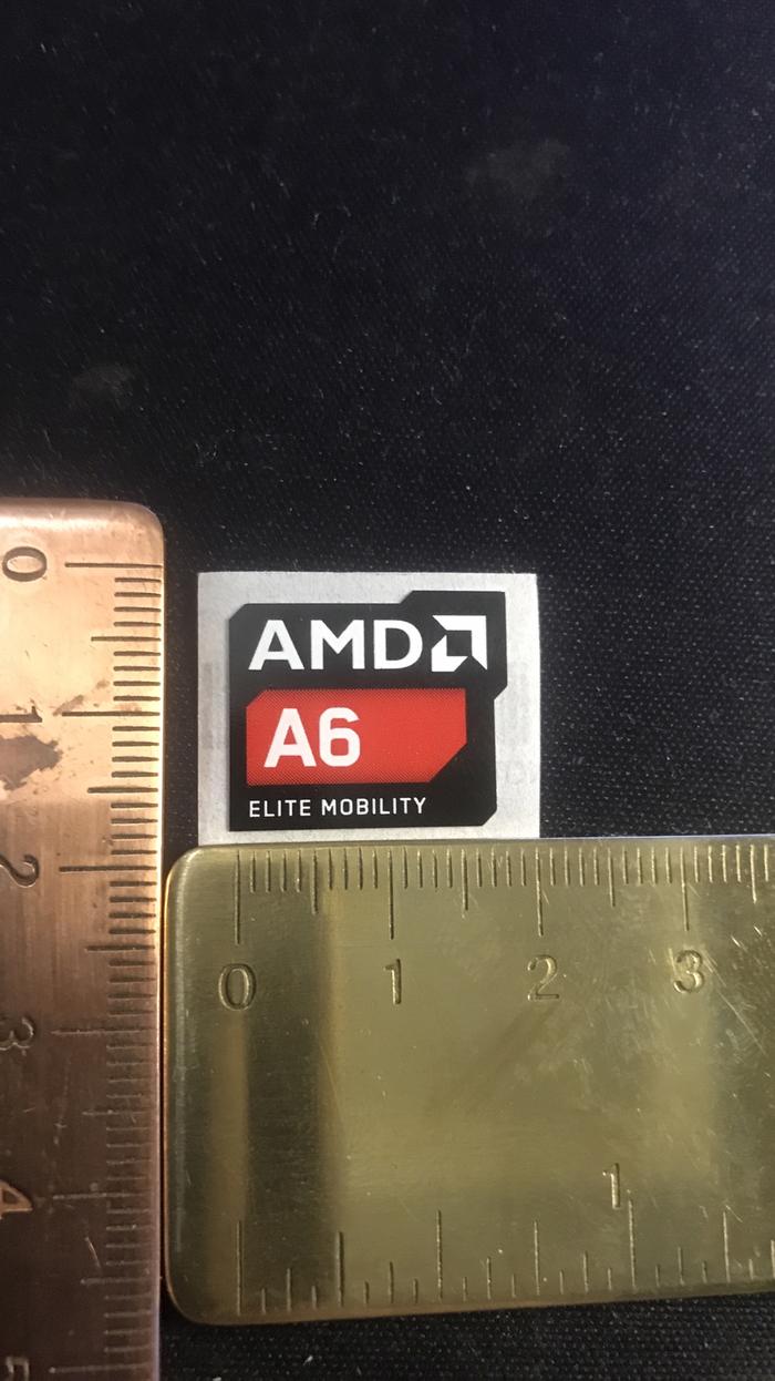 Jual Sticker stiker logo AMD A6 Elite Mobility - Kota Banjarmasin ...