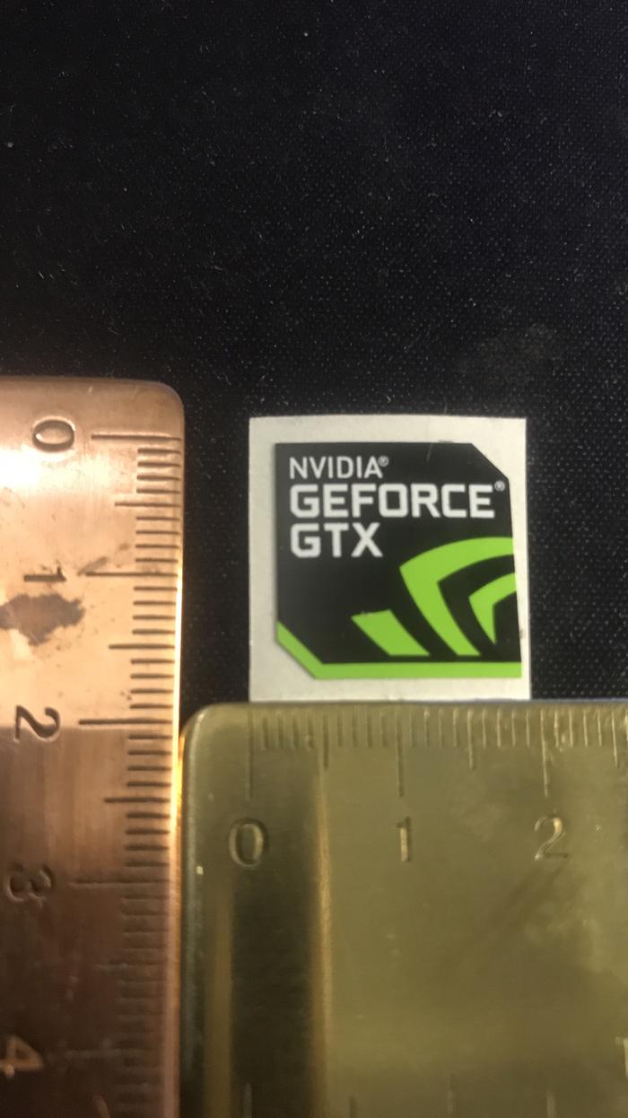 Jual Sticker stiker logo Nvidia GeForce black tipe A ori - Kota ...