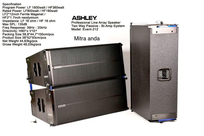 Jual Speaker line array ashley EVENT212 - Jakarta Barat - mitra anda ...