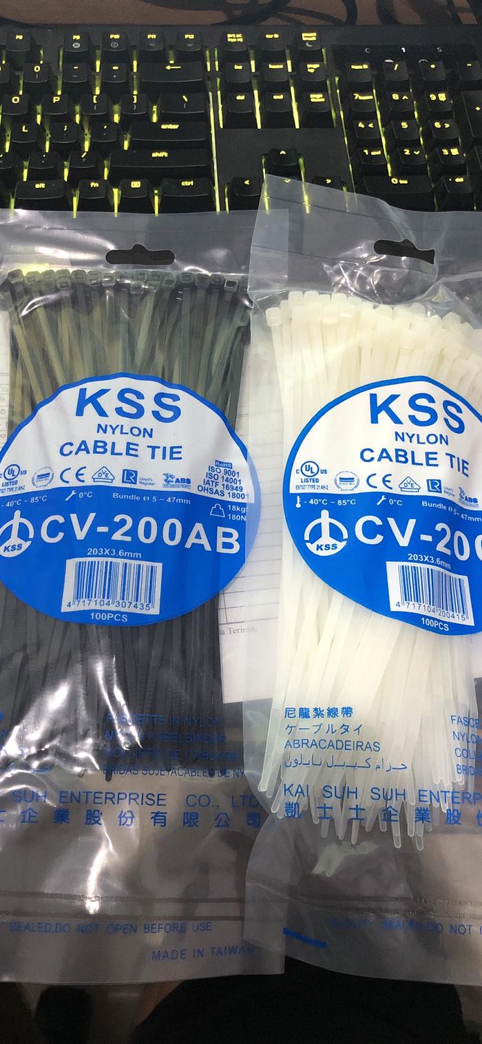 Jual KABEL TIES / KABEL TIS / CABLE TIE CV 200 KSS 20CM CV200 - Jakarta Pusat - Plasma Jaya ...