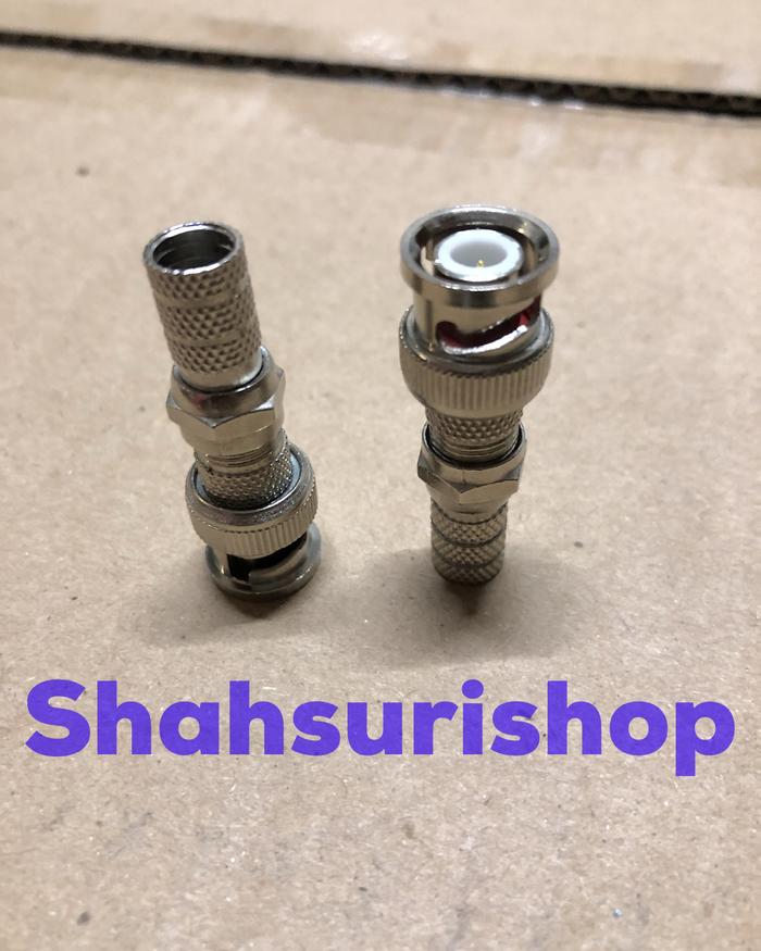 Jual CONNECTOR KONEKTOR BNC MALE CCTV TAIWAN + DRAT RG6 RG 6 5C 5 C - Jakarta Timur - Shahsuri ...