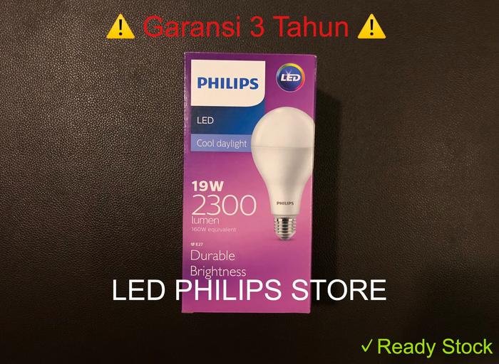 Jual Lampu Bohlam LED Philips 19 Watt 19W 19Watt 19 W (Nyala Putih ...