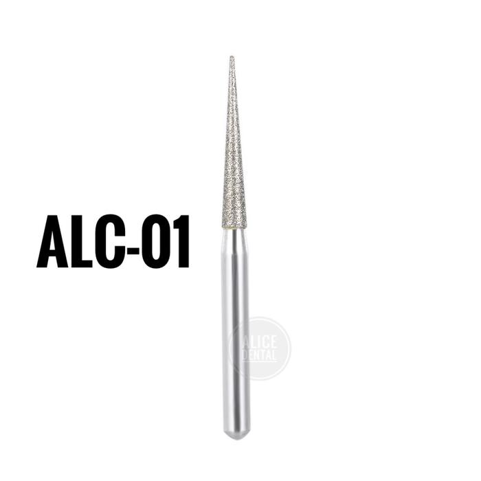 Jual ALC-01 dental dia bur gigi handpiece finishing bur bor gigi 1 pcs ...