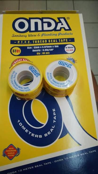 Jual Seal tape ONDA 1/2” - Jakarta Barat - sinar mulia teknik | Tokopedia