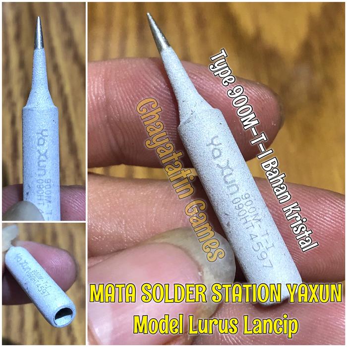 Jual Mata Solder Station Kristal ORI YAXUN 900M-T-I Lurus Lancip - Jakarta Barat - Chayatin ...