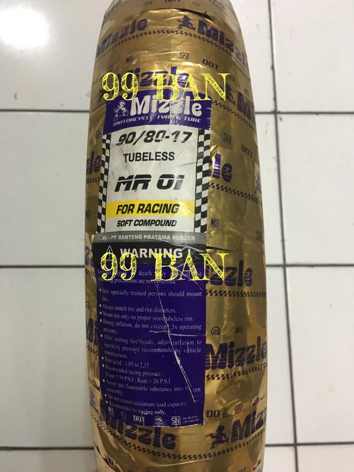 Jual MIZZLE MR01 (BAN RACING / BALAP) 90/80-17 - Kota Depok - 99 BAN ...