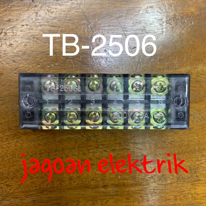 Jual Terminal Block Kaca 25A 6P, Tb-2506, 600 V GOOD quality - Jakarta Barat - Jagoan Elektrik ...