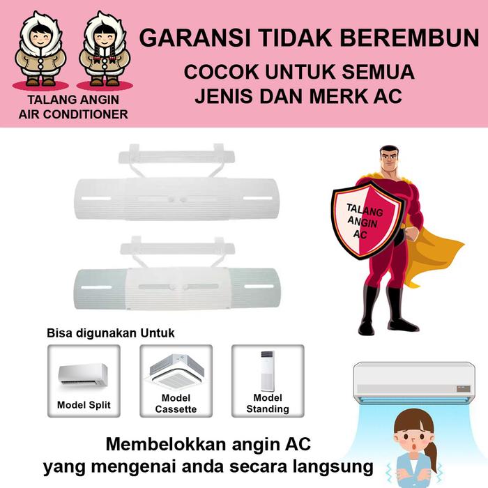 Jual Talang Ac Versi 2 / Ac Reflektor / Ac Reflector / Penahan Angin Ac ...