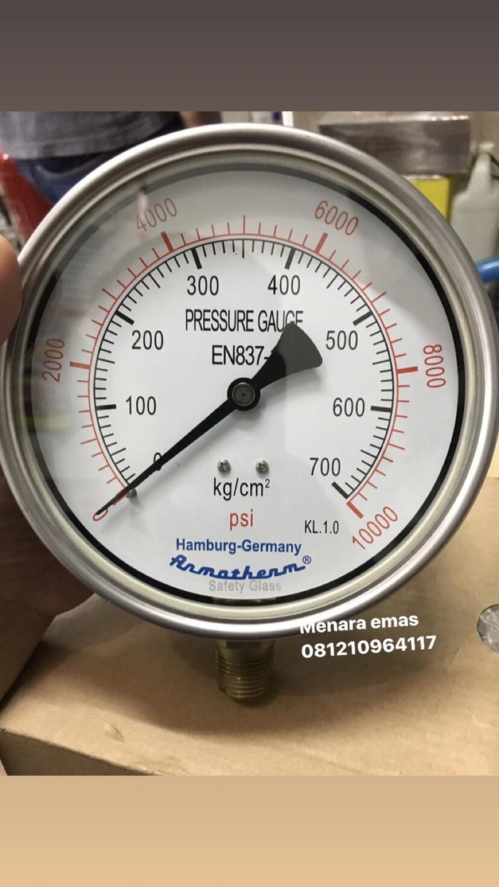 Jual Pressure gauge / manometer 6” armatherm - Jakarta Barat ...