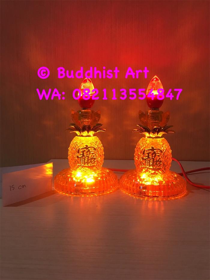 Jual Lampu altar lampu sembahyang motif nanas 15 cm - Jakarta Utara ...