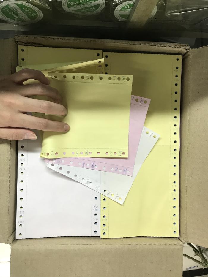 Jual paper print continuous form 9.5 x 11/2 3 ply WARTEL kertas ...