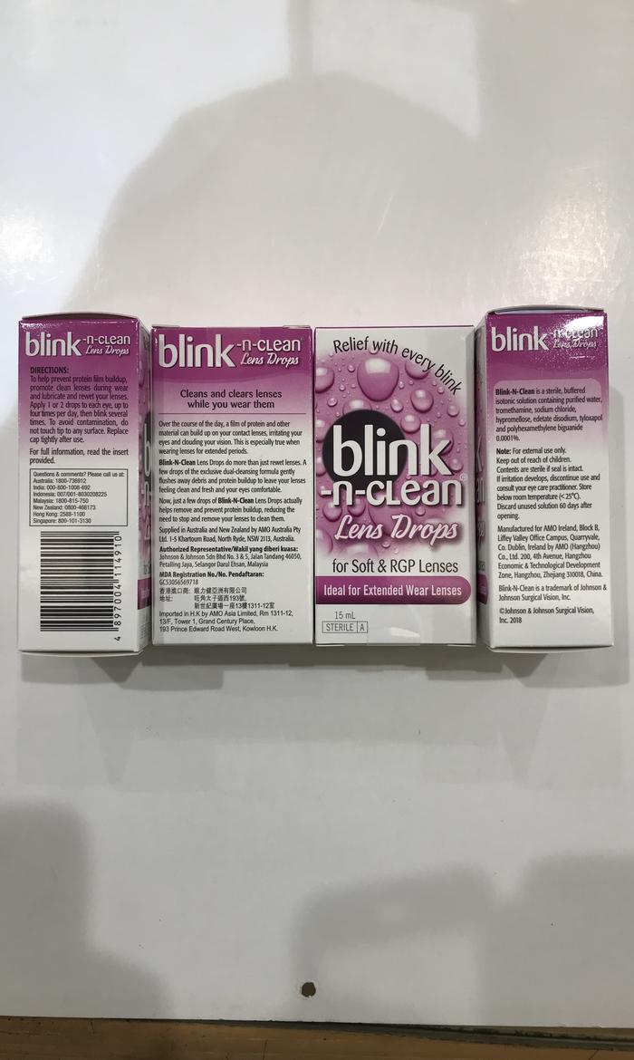 Jual Blink-N-Clean Lens Drops Obat Tetes Mata by Complete Abbott ...