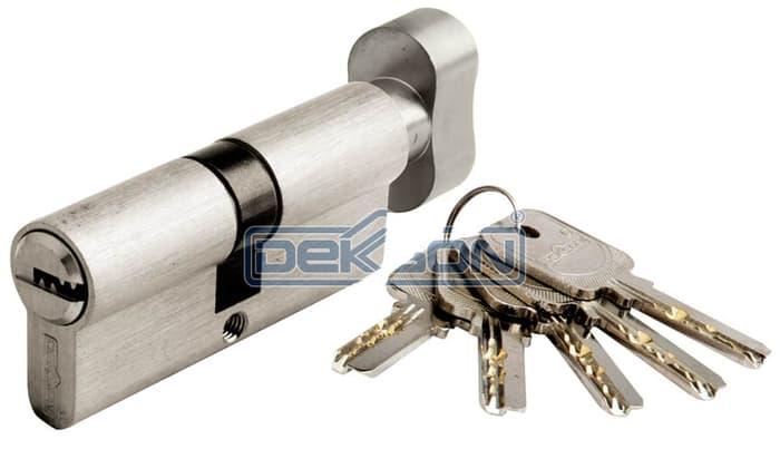 Jual CYLINDER DEKKSON CYL TC KK 70MM SN Silinder Kunci Knob 7 Cm Dekson ...