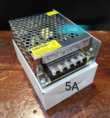 Jual Power Supply 5A Adaptor Switching Led 5A 12V 5 Ampere Trafo 5 ...