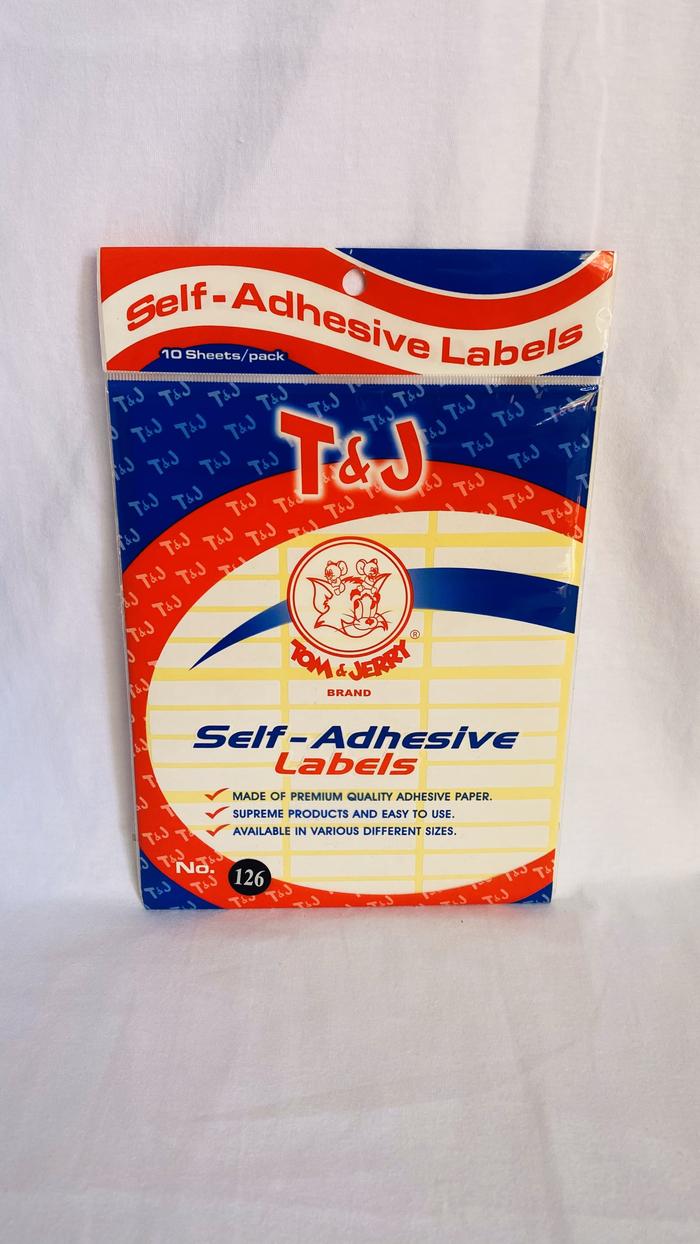Jual LABEL TOM & JERRY / STICKER T&J NO.126 / 1 PACK ISI 10 SHEETS ...