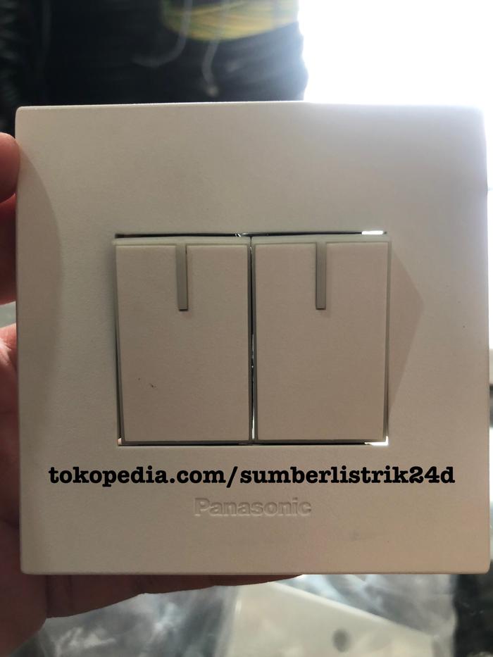 Jual Saklar double ganda dobel seri PANASONIC STYLE E WHITE switch ...