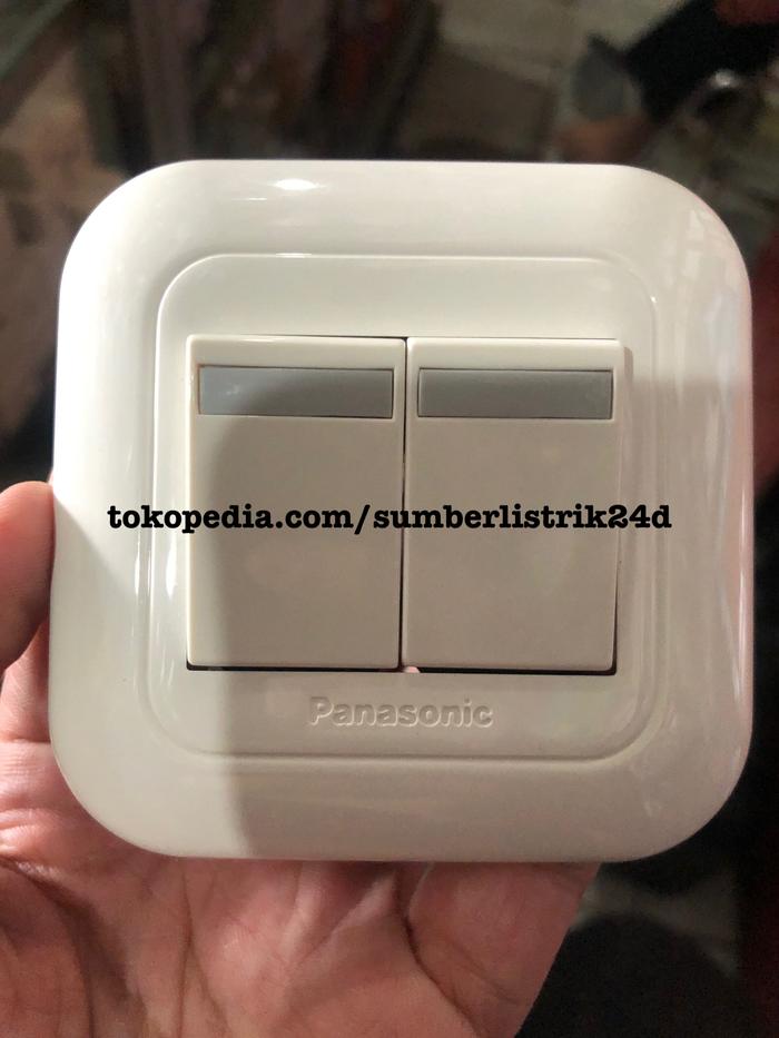 Jual Saklar seri hotel ganda double switch dobel panasonic - Jakarta ...