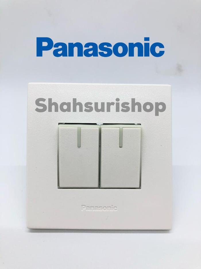 Jual SAKLAR PANASONIC WHITE STYLE SAKLAR SERI SAKLAR ISI 2 ECO B ...