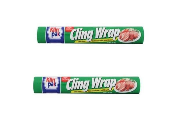 Jual Klinpak Cling Wrap Jumbo RefilL 37x38 | Plastik Pembungkus Makanan ...
