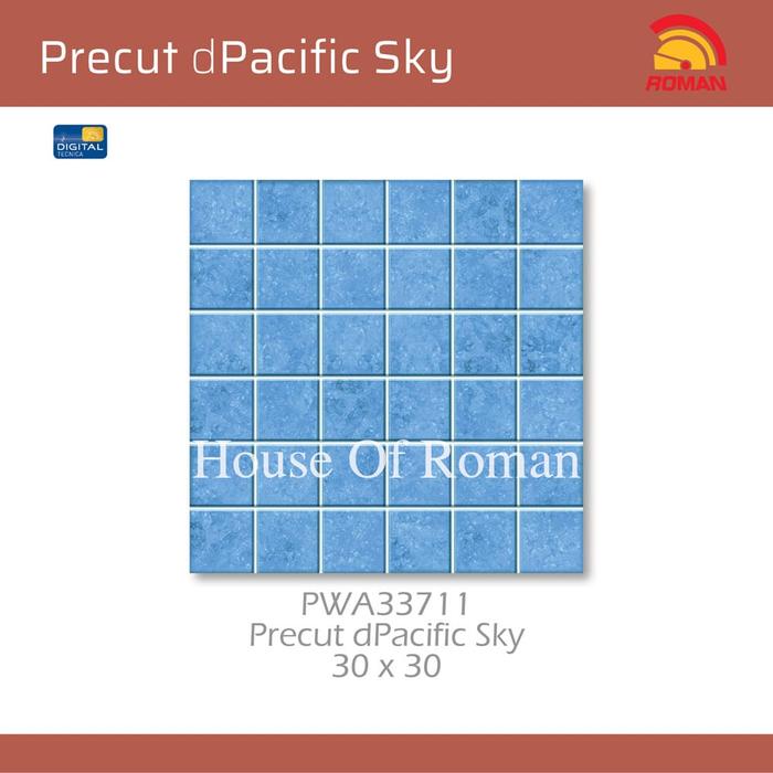 Jual ROMAN KERAMIK Pre Cut dPacific Sky 30x30 PWA33711 (House of Roman ...