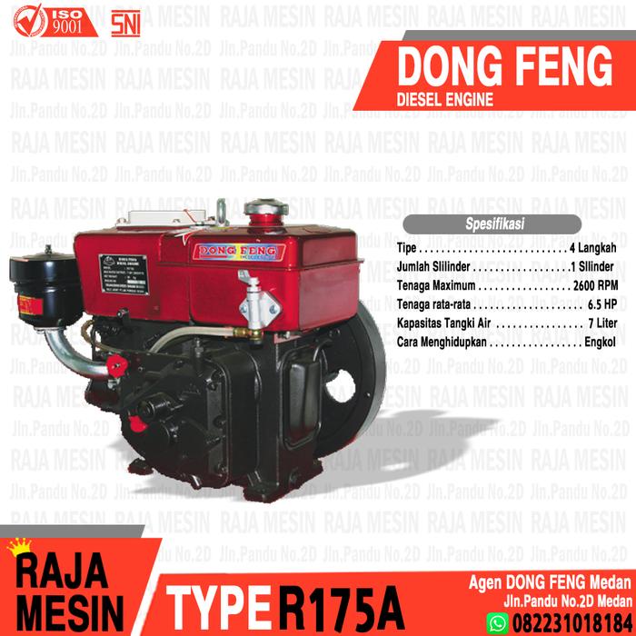 Jual Dongfeng R175A / 7HP Diesel Engine (GRATIS ONGKIR) - Kota Medan ...