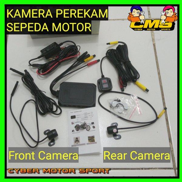 Jual Ori Kamera motor rekam depan belakang waterproof. Dashcam sepeda ...