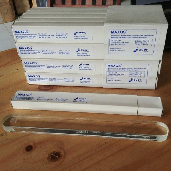 Jual Level Gauge Glasses MAXOS Borosilicate Reflex Gauge Glass DIN 7081 ...