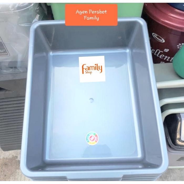 Jual Pro Baskom Plastik Baskom Kotak Bak Segi Silver Komet Star Korea ...