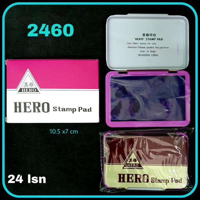 Jual SOS Stamp Pad HERO 2460 Kecil / Bantal Stempel / Bak Stempel ...