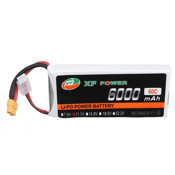 Jual XF DAYA 11.1V 6000mAh 60C 3S XT60 Plug Lipo Baterai untuk - Jakarta Pusat - naturallimits ...