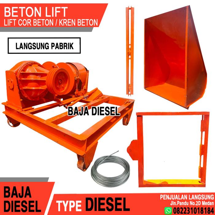 Jual Beton Lift COMMANDO 30M/ Lift Cor Beton / Kren Beton - Kota Medan ...