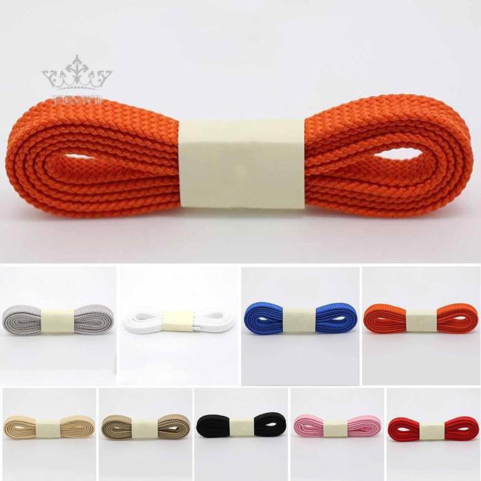Jual Thick Flat Fat Shoe Laces Wide Shoelaces All Shoe Types Trainer ...