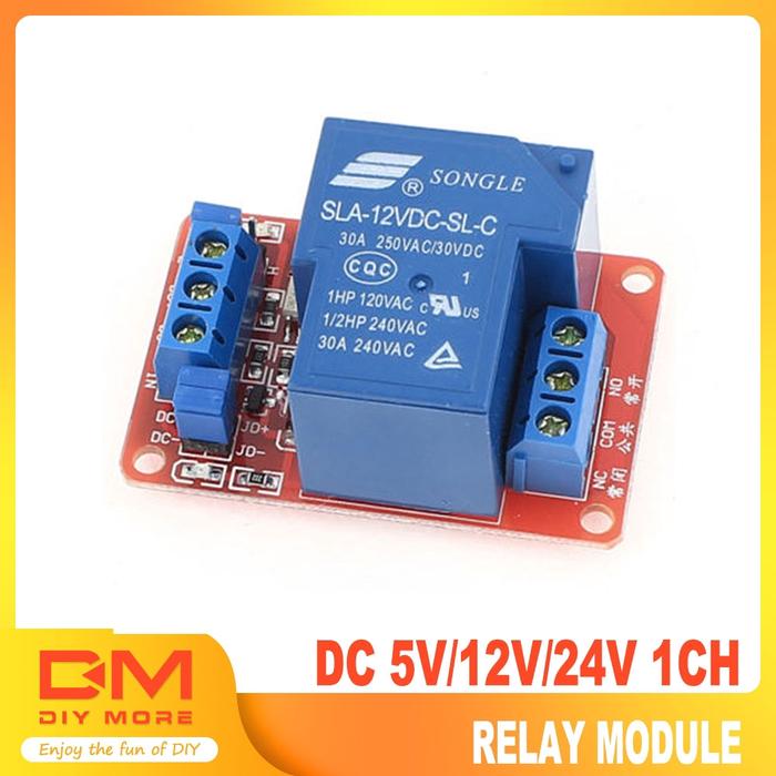 Jual Modul Board Relay 1- 5V / 12V / 24V 30A 1- dengan Optocoupler H ...