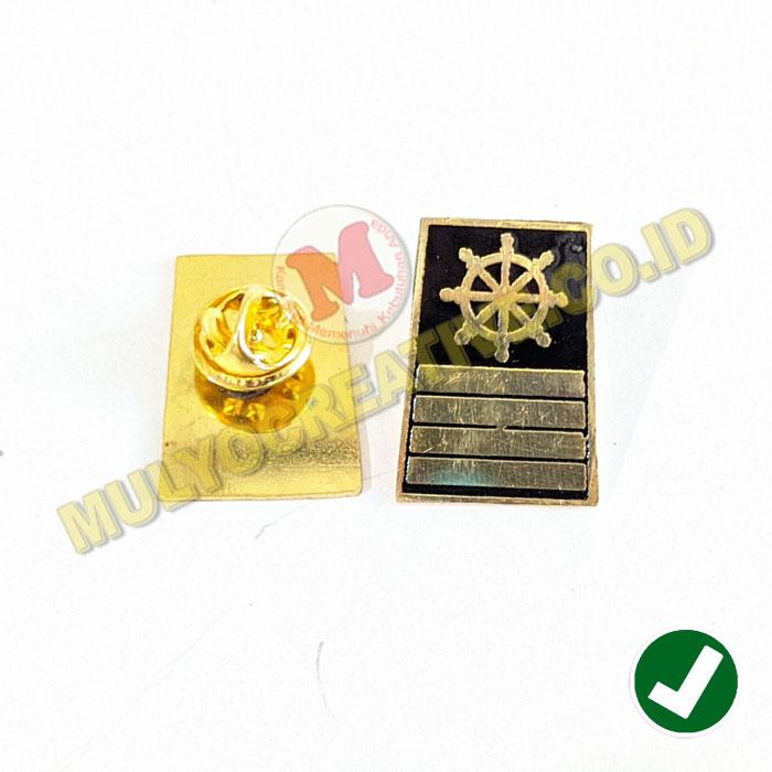 Jual Pin Pelaut Pelayaran Tingkat 4 Pin Krah Pelaut Atribut Pelayaran ...
