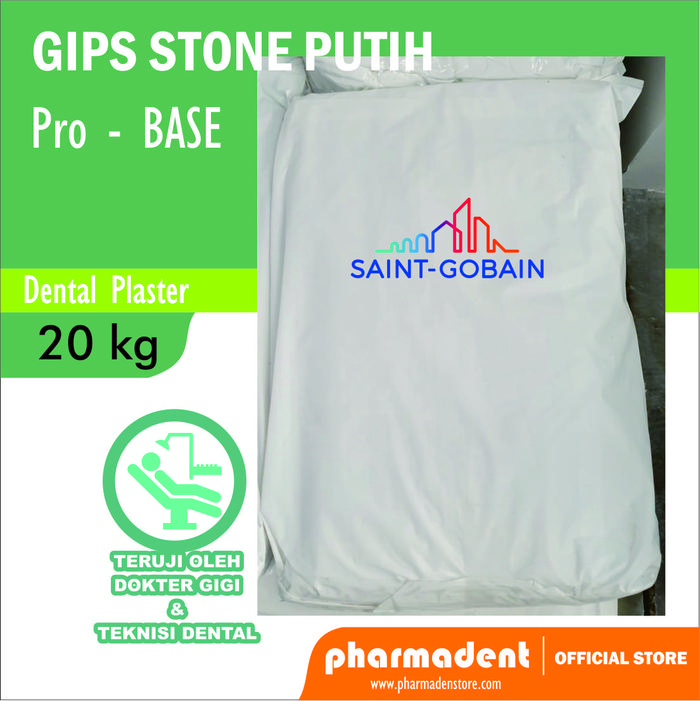 Jual Gips Stone Putih Moldano Saint Gobain USA Pro Base 20 kg - Kota ...
