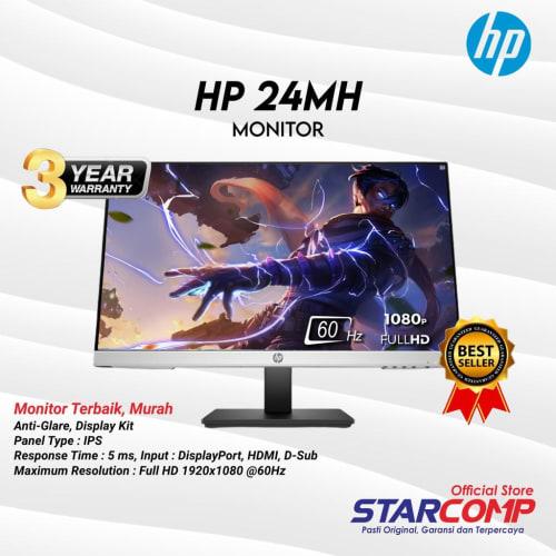 Jual Monitor LED HP 24MH 24" IPS FHD 75Hz Speaker Ergonomic Stand 24 MH ...