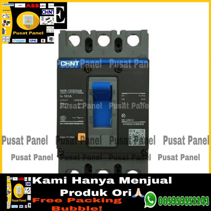 Jual MCCB Breaker Chint Nxm-125S 3P 25kA 80A,100A - Kota Tangerang - Pusat Panel | Tokopedia