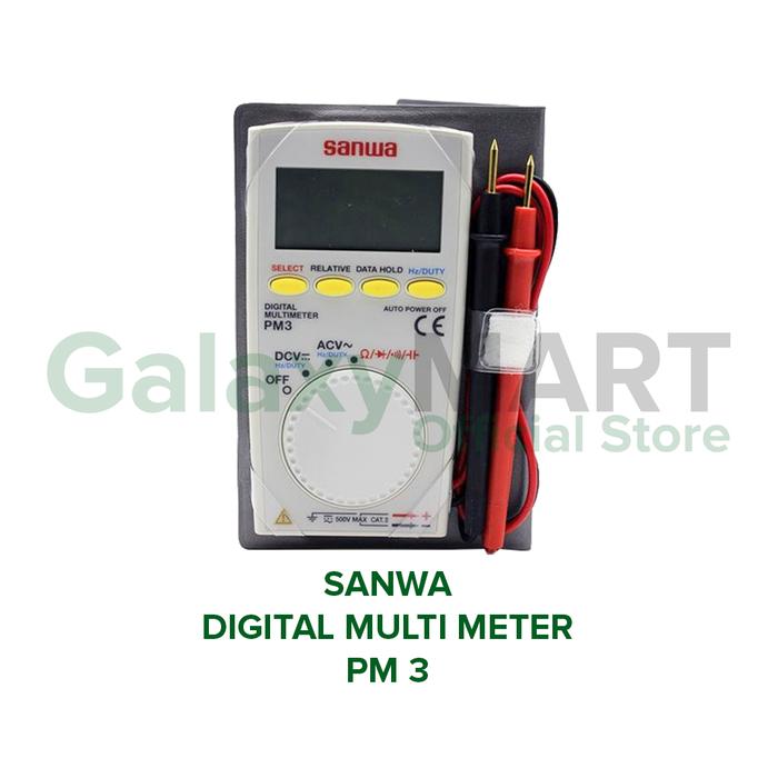 Jual SANWA Multi Tester Digital / Digital Multi Meter PM3 / PM 3 ...