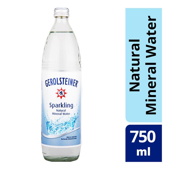 Jual Gerolsteiner Sparkling Natural Mineral Water Bottle 750ml - Kota Tanjung Pinang ...