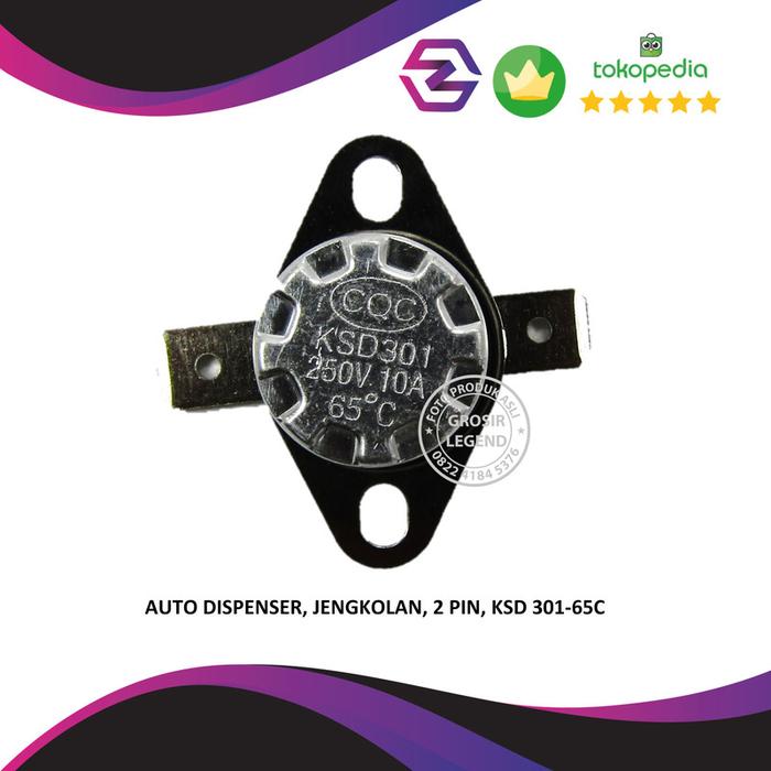 Jual Thermostat bimetal sensor suhu auto 65 derajat dispenser magic com jar - Kab. Banyumas ...