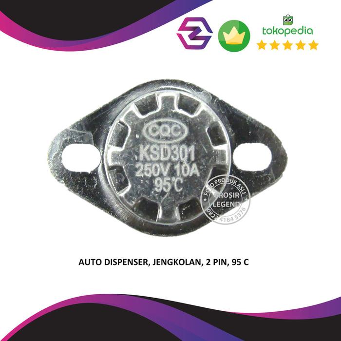 Jual Thermostat bimetal sensor suhu auto 95 derajat dispenser magic com jar - Kab. Banyumas ...