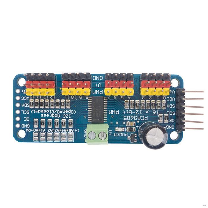 Jual Pca9685 16 Ch 12-bit Pwm Servo Shield Driver I2C Modul Pengganti ...