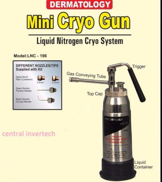 Jual Mini Cryo Gun Liquid Nitrogen Dermatology 300ml Stainless Steel ...