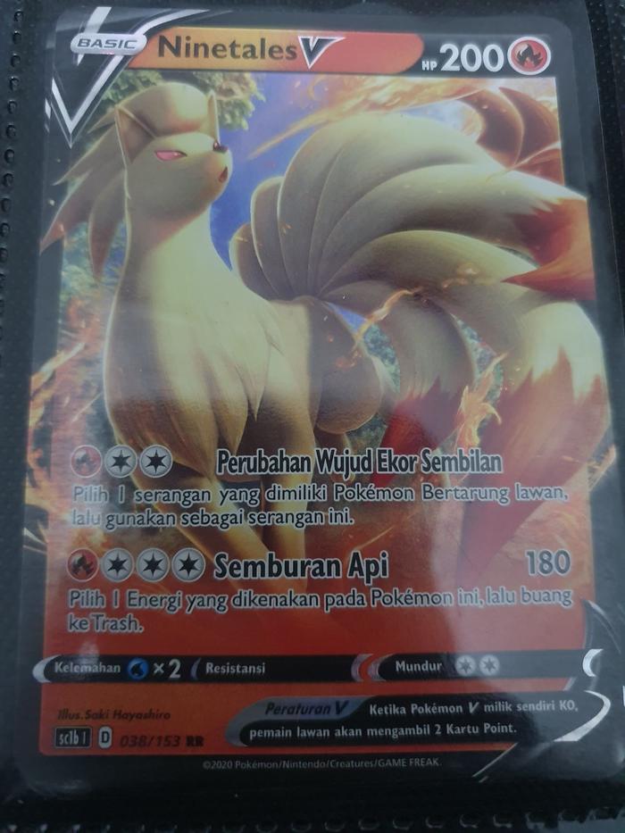 Jual Kartu Pokemon Ninetales V RR - Jakarta Utara - QUBE Card Shop and ...