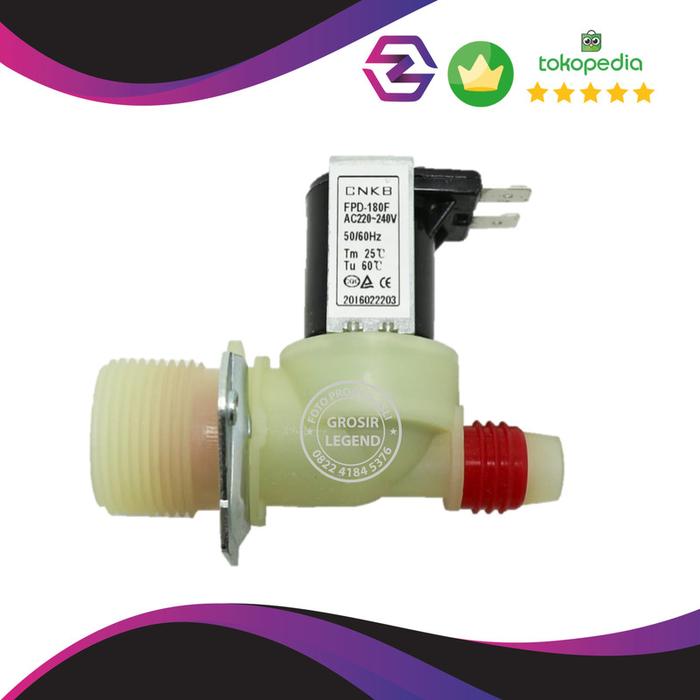 Jual Solenoid 180 derajat water valve inlet selenoid mesin cuci FPD ...