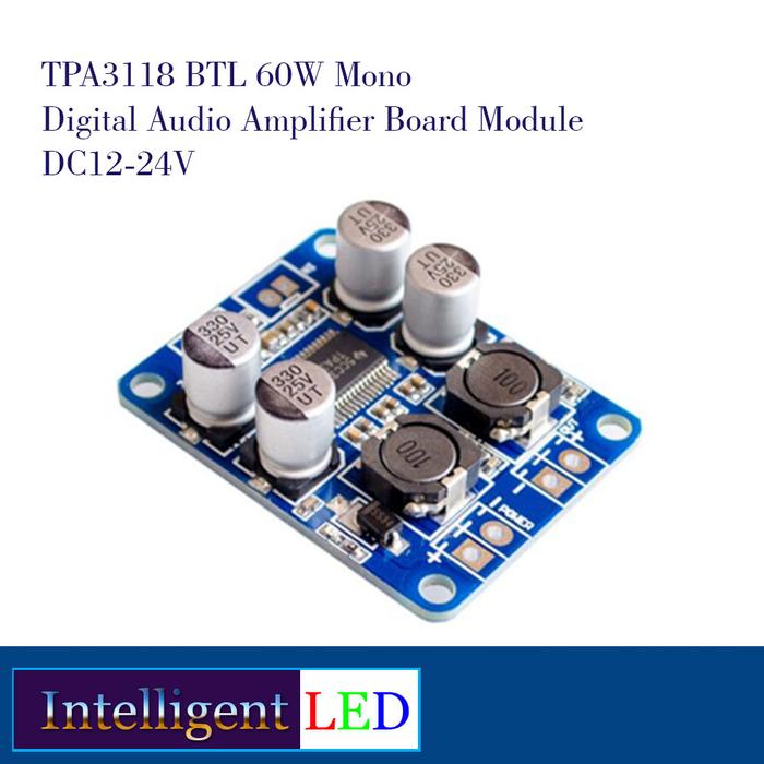 Jual TPA3118 BTL 60W Mono Digital Audio Amplifier Board Module DC12-24V ...