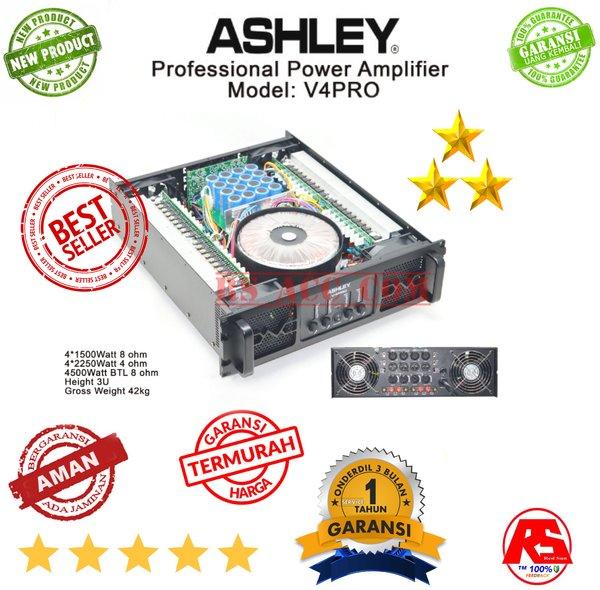 Jual POWER SPEAKER ASHLEY V4PRO ORIGINAL AMPLIFIER Order Now - Kota Bandung - PUSAKA JAYA ...